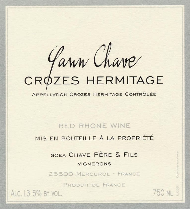 Yann Chave Crozes Hermitage 2020 | Wine.com