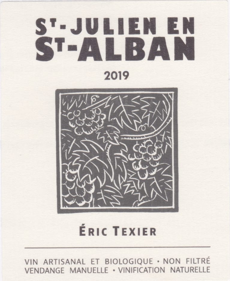 Eric Texier St-Julien en St-Alban 2019 | Wine.com