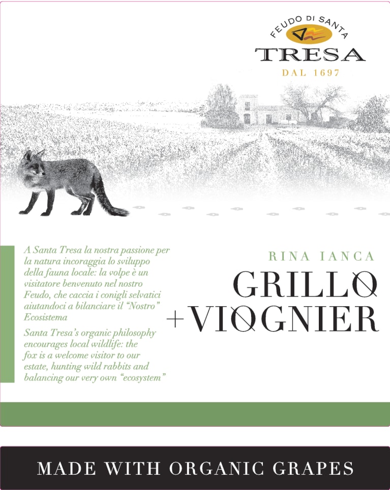 Feudo di Santa Tresa Rina Ianca Grillo-Viognier 2017 | Wine.com