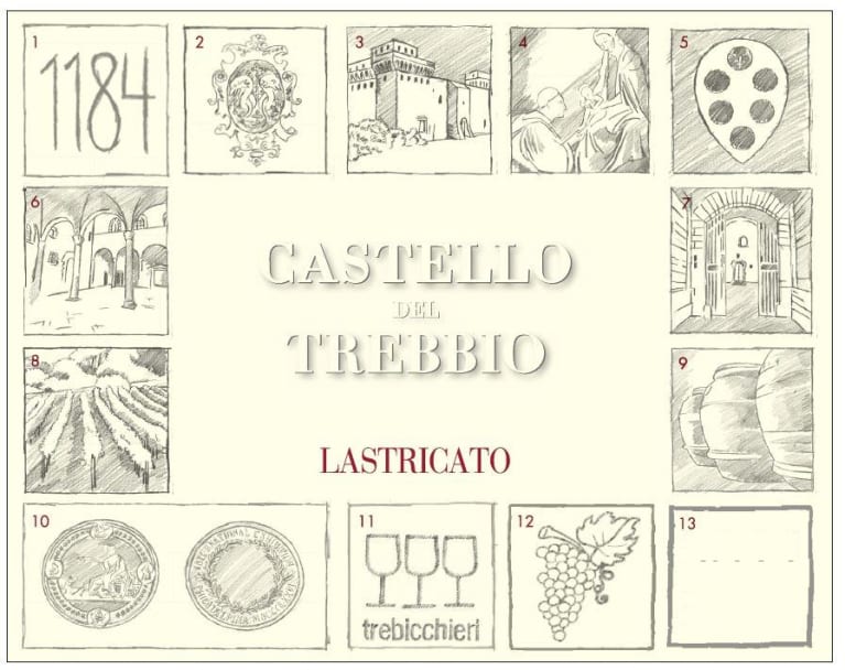 Castello Trebbio Chianti Rufina Lastricato Riserva 2017 | Wine.com