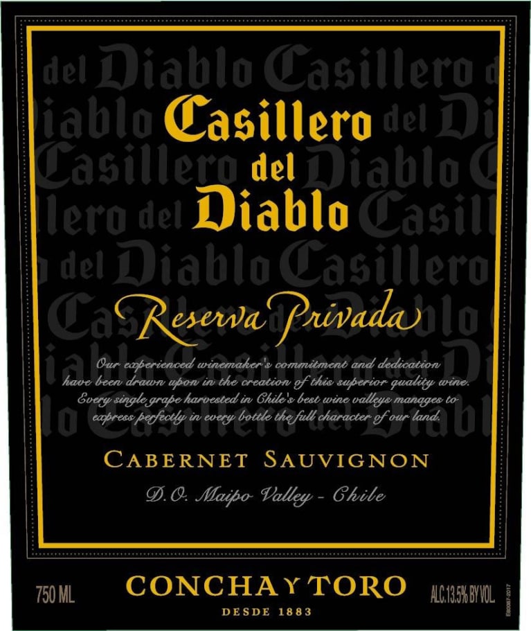 Casillero del Diablo Reserva Privada Cabernet Sauvignon 2020 | Wine.com