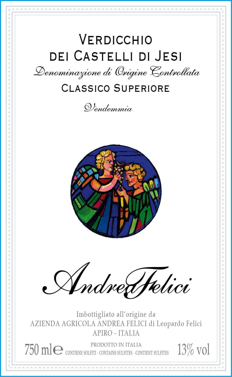 Andrea Felici Verdicchio dei Castelli di Jesi Classico Superiore 2021 ...