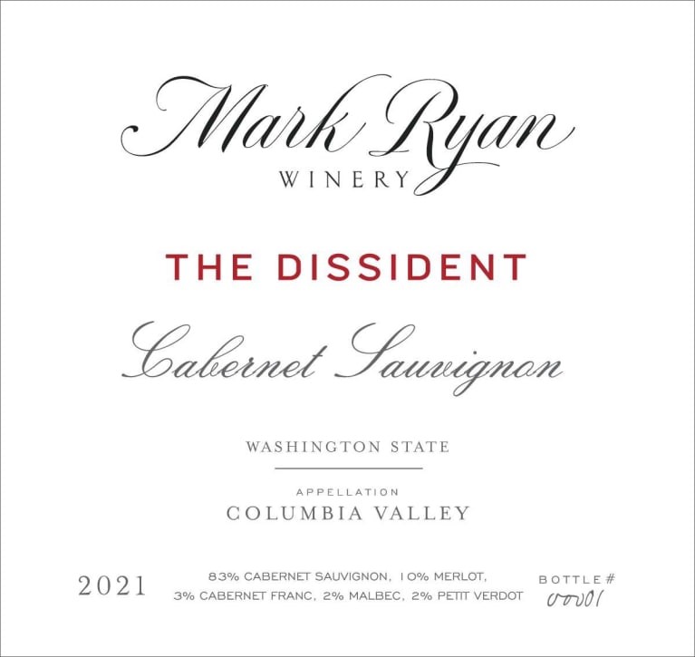 Mark Ryan The Dissident Cabernet Sauvignon 2021 | Wine.com