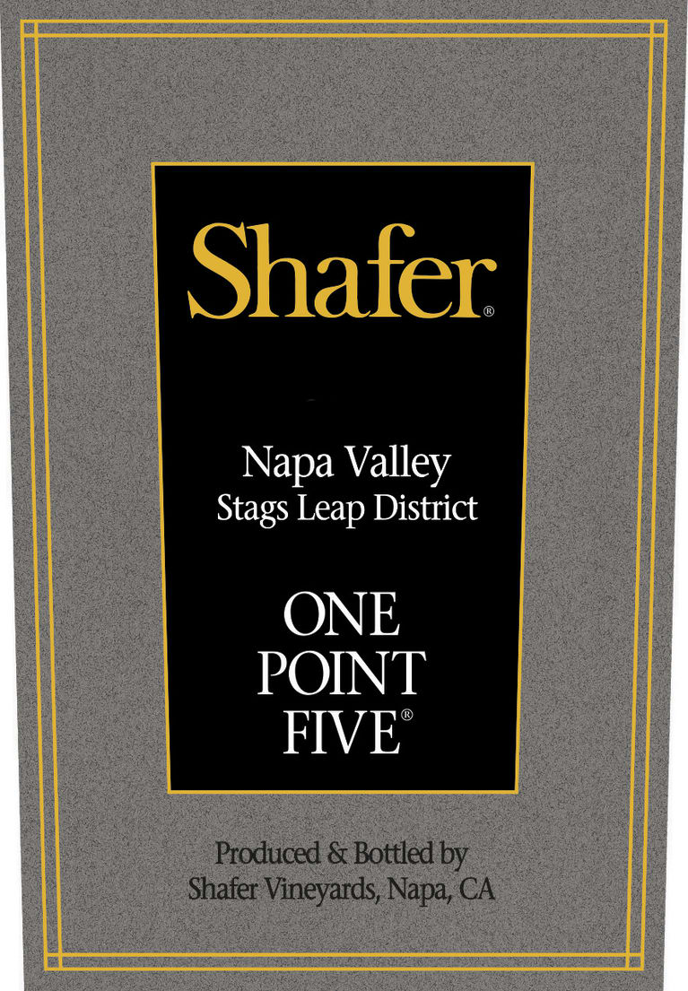 Shafer One Point Five Cabernet Sauvignon (375ML half-bottle) 2021 ...