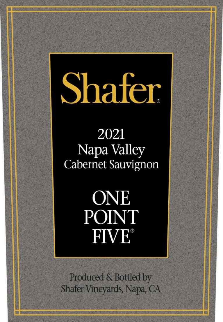 Shafer One Point Five Cabernet Sauvignon 2021 | Wine.com