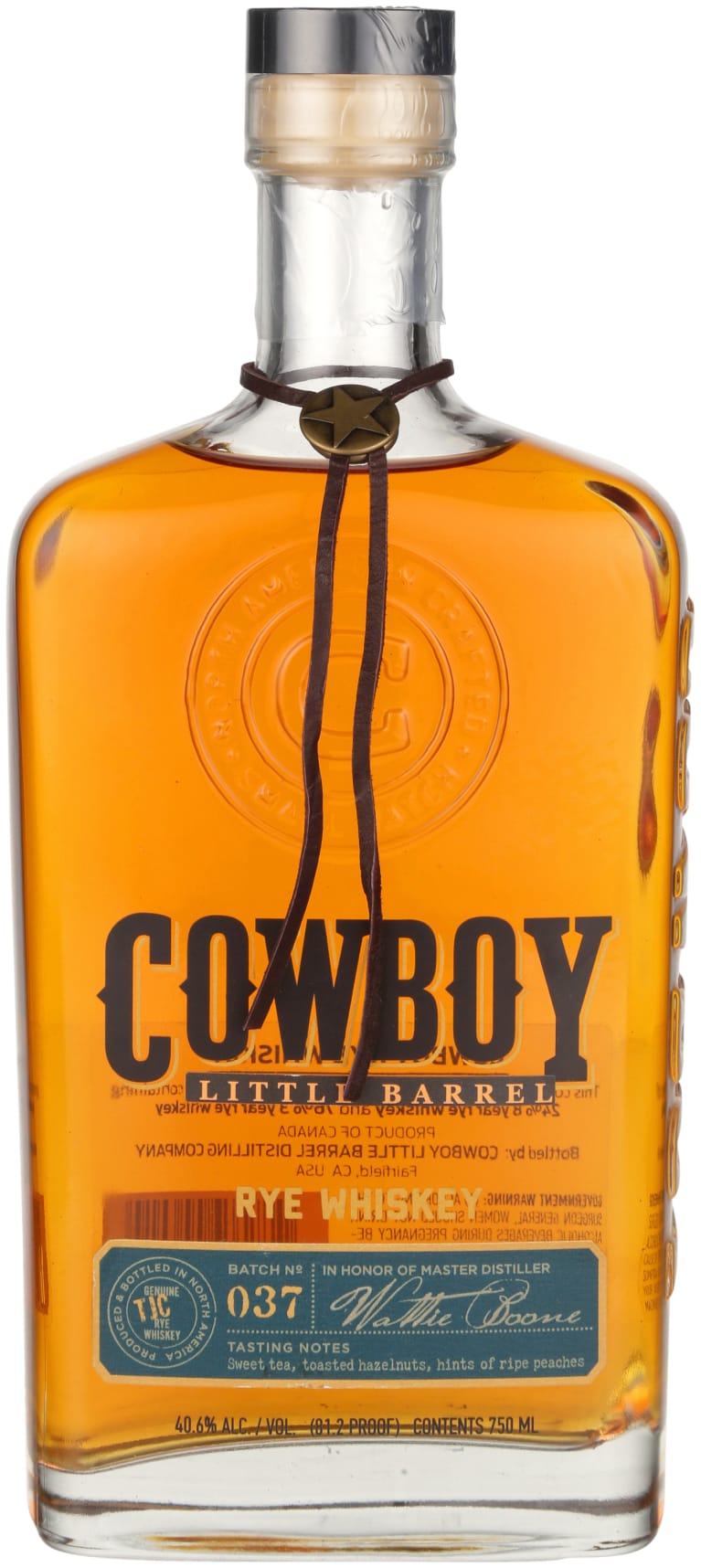 Cowboy Little Barrel Rye Whiskey | Wine.com