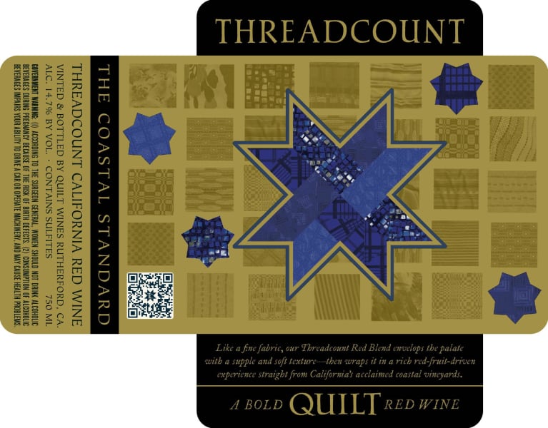 Quilt Thread Count Red Blend | Wine.com