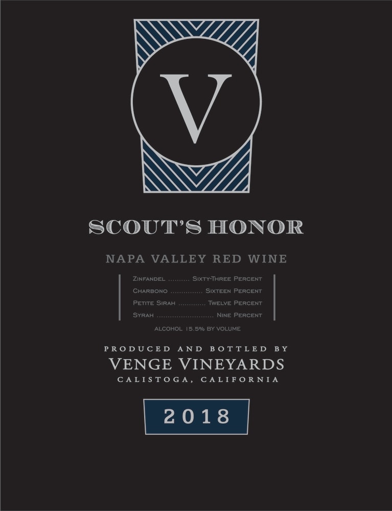 Venge Vineyards Scout's Honor Proprietary Red 2018 | Wine.com