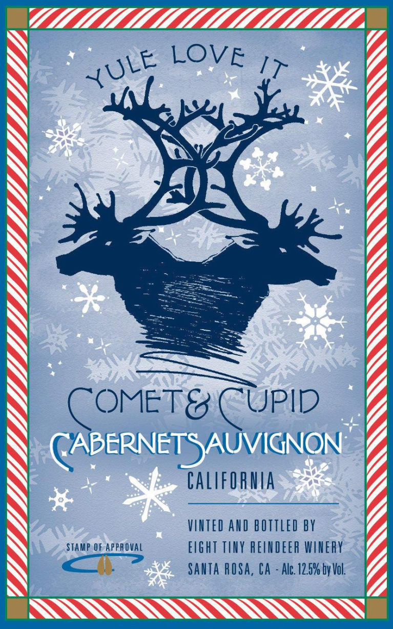 Eight Tiny Reindeer Winery Comet & Cupid Cabernet Sauvignon 2016 | Wine.com