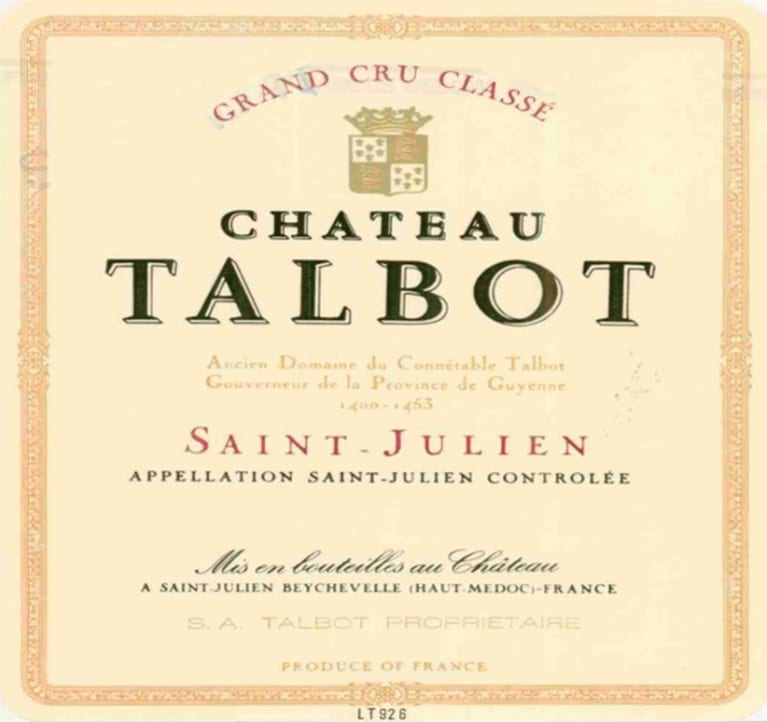 Chateau Talbot 1993 | Wine.com