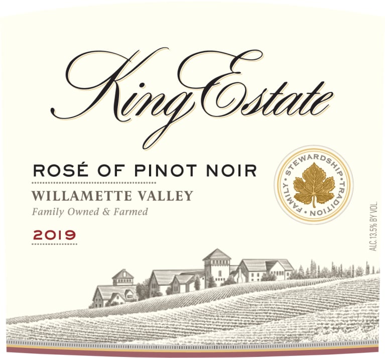 King Estate Willamette Valley Rose of Pinot Noir 2019 | Wine.com