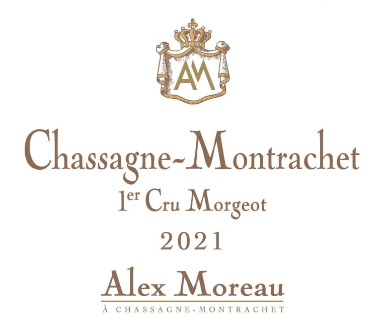 Domaine Alex Moreau Chassagne-Montrachet Morgeot Premier Cru 2021 ...