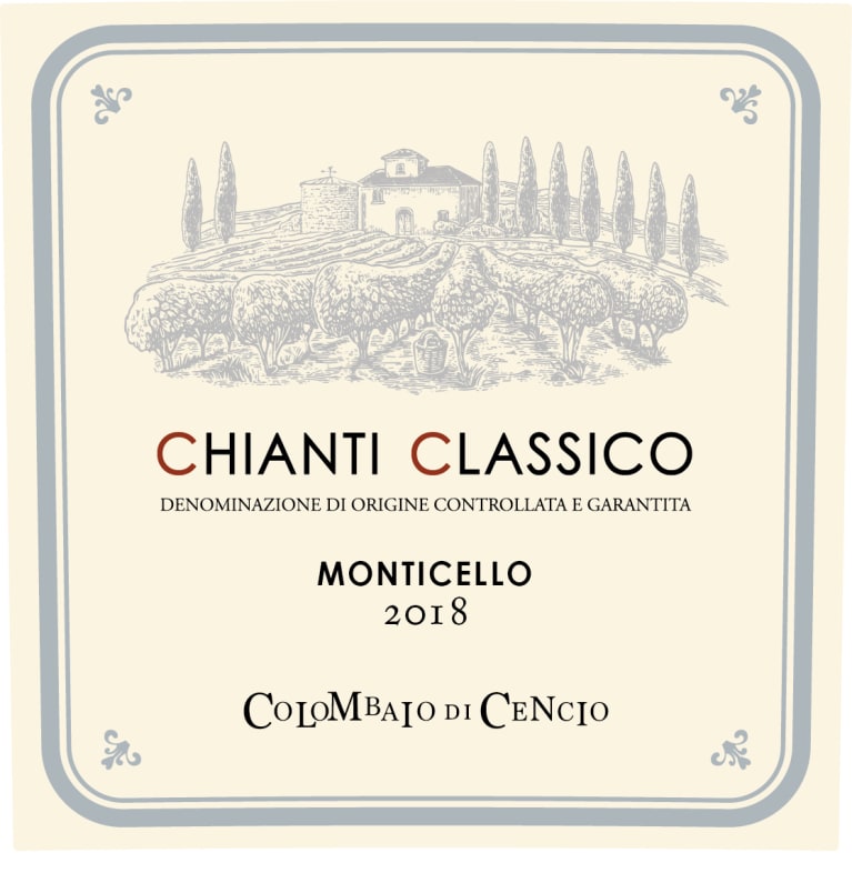 Colombaio di Cencio Monticello Chianti Classico 2018 | Wine.com