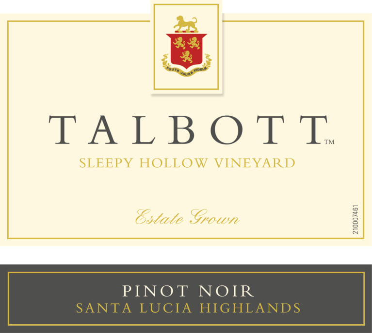 Talbott Sleepy Hollow Vineyard Pinot Noir 2018 | Wine.com