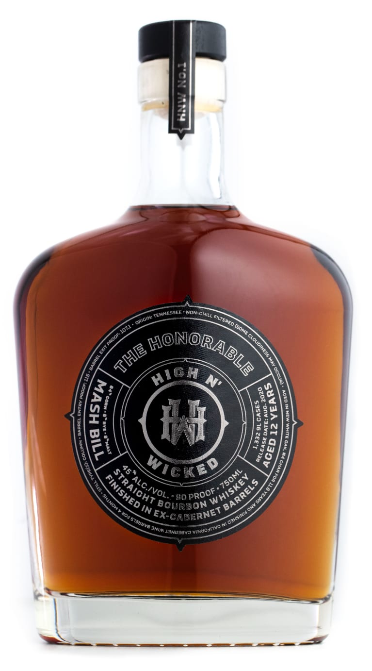 High N' Wicked The Honorable Straight Bourbon Whiskey | Wine.com