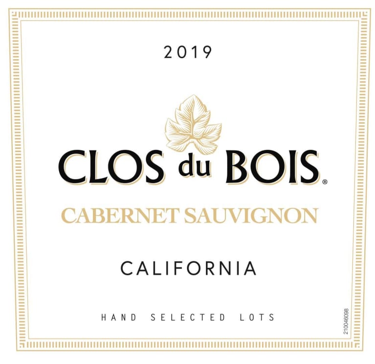 Clos du Bois California Cabernet Sauvignon 2019 | Wine.com