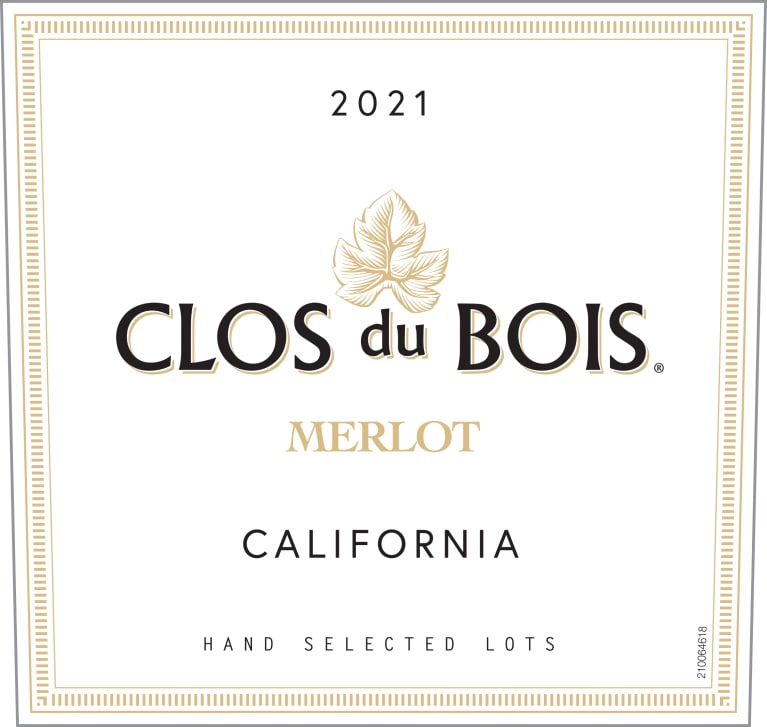 Clos du Bois California Merlot 2021 | Wine.com