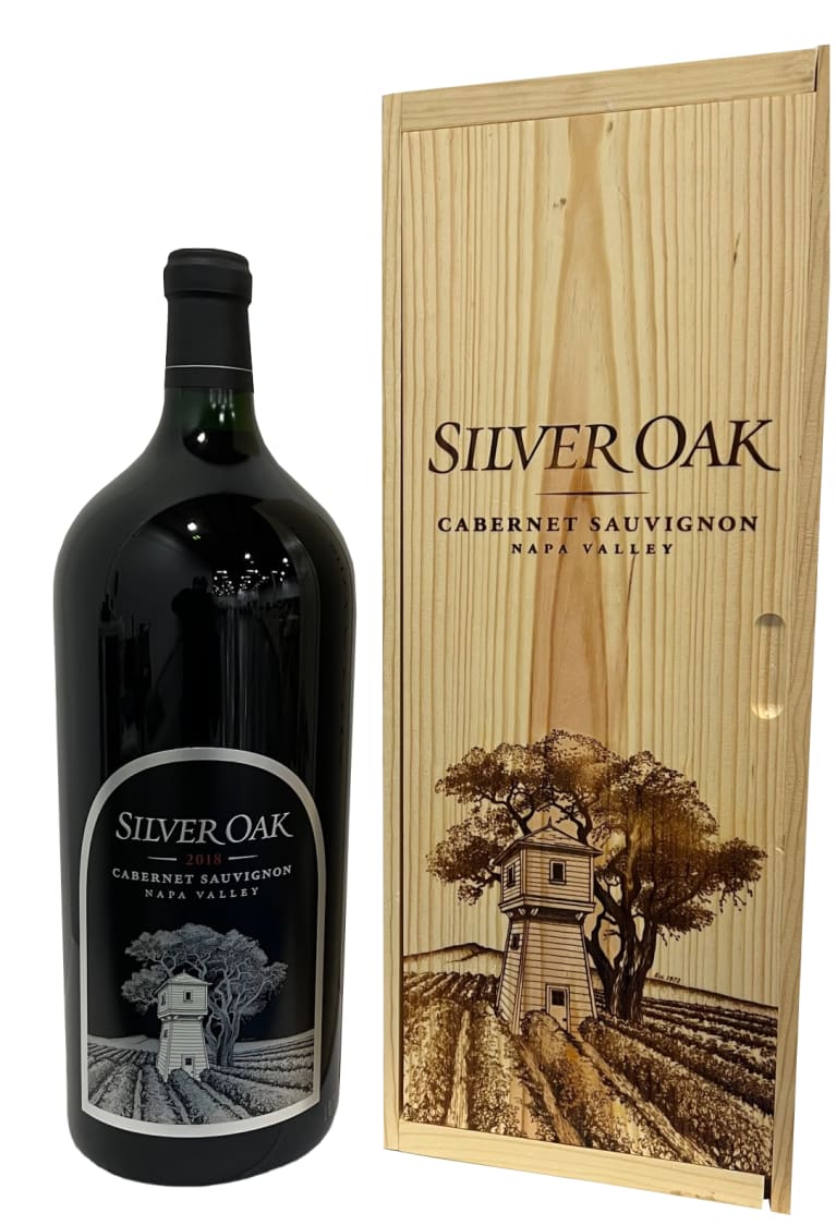 Silver Oak Napa Valley Cabernet Sauvignon (6 Liter Bottle in OWC) 2018 ...