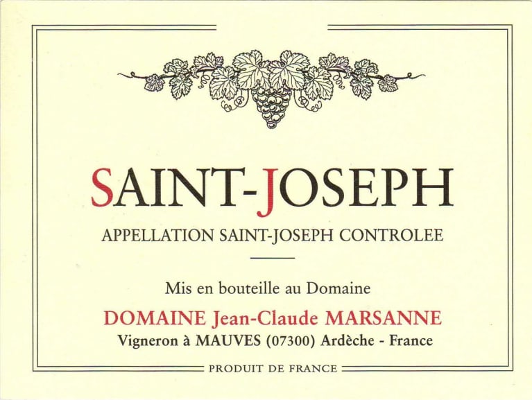 Domaine Jean-Claude Marsanne Saint-Joseph Blanc 2020 | Wine.com