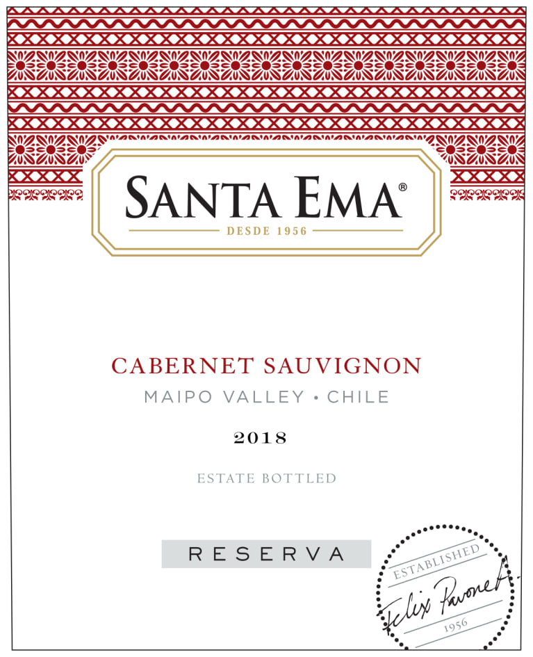 Santa Ema Reserva Cabernet Sauvignon 2018 | Wine.com