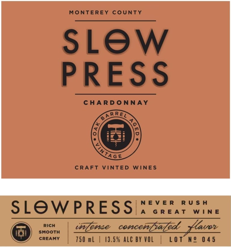 Slow Press Chardonnay 2017 | Wine.com