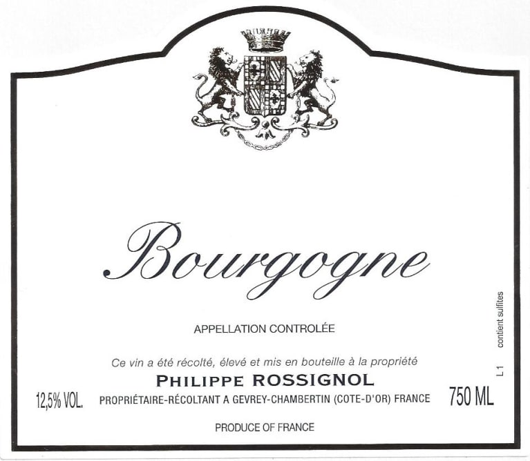 Domaine Philippe Rossignol Bourgogne Rouge 2020 | Wine.com