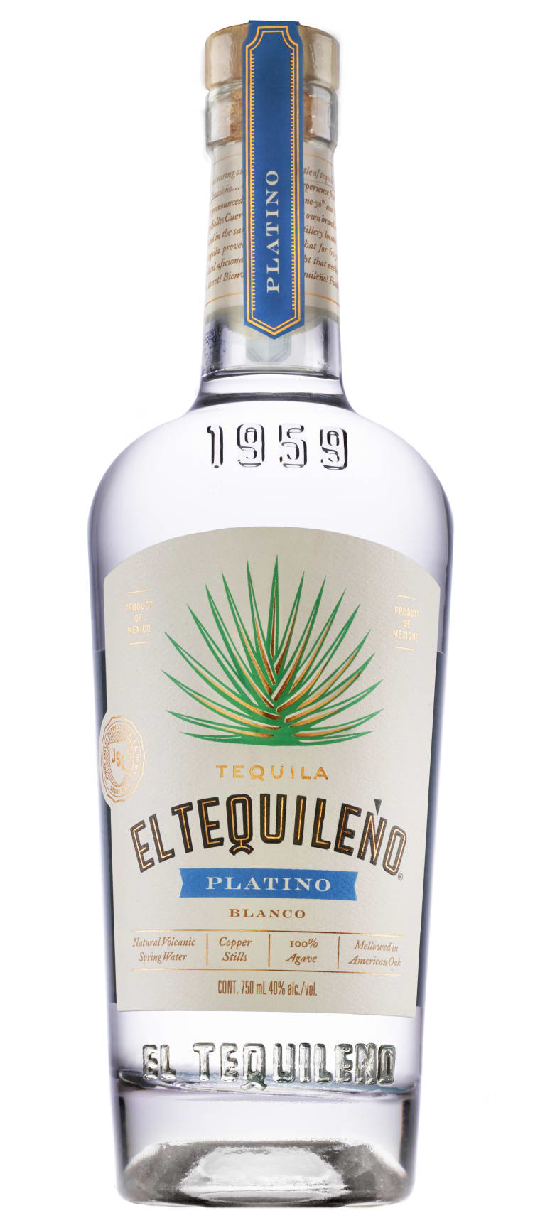 El Tequileno Platino Blanco Tequila | Wine.com