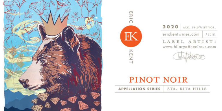 Eric Kent Appellation Series Pinot Noir 2020 | Wine.com