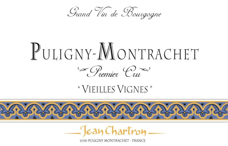 Domaine Jean Chartron Puligny-Montrachet Premier Cru Vieilles Vignes ...