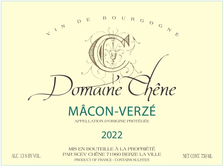 Domaine Chene Macon-Verze 2022 | Wine.com