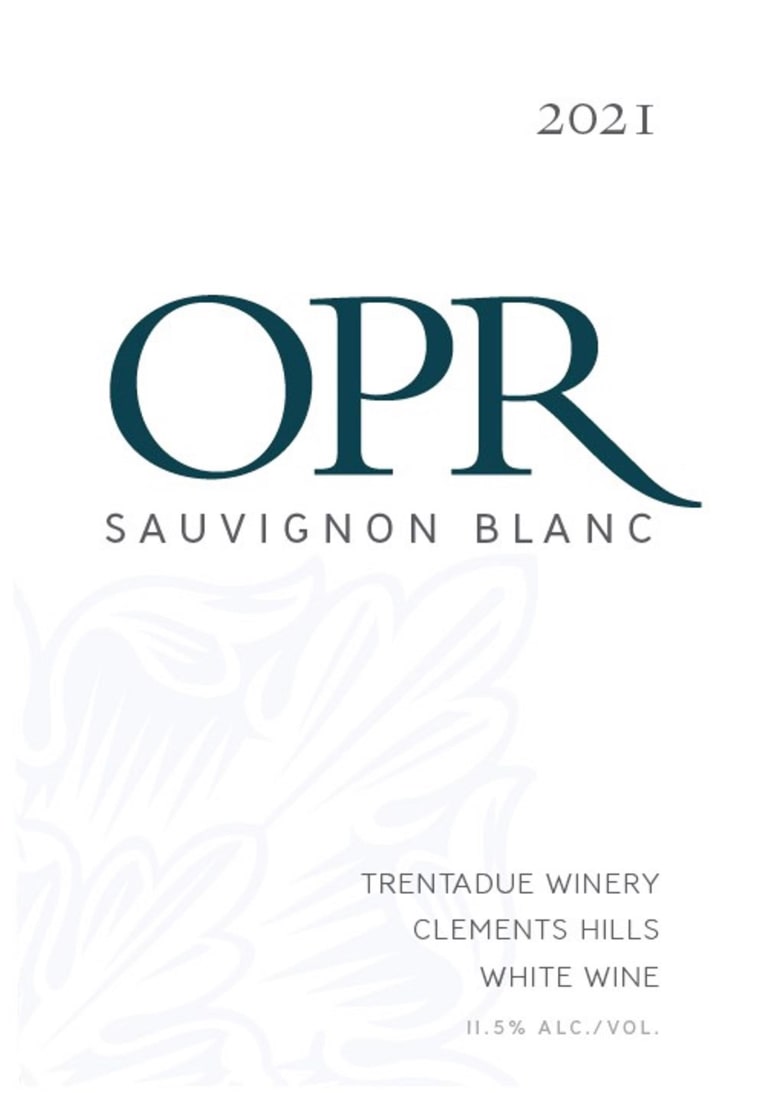 Trentadue OPR Sauvignon Blanc 2021 | Wine.com