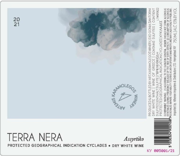 Artemis Karamolegos Cyclades Terra Nera White 2021 | Wine.com