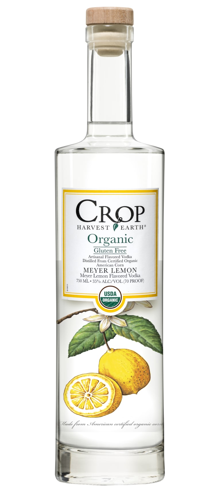 Crop Organic Meyer Lemon Vodka | Wine.com