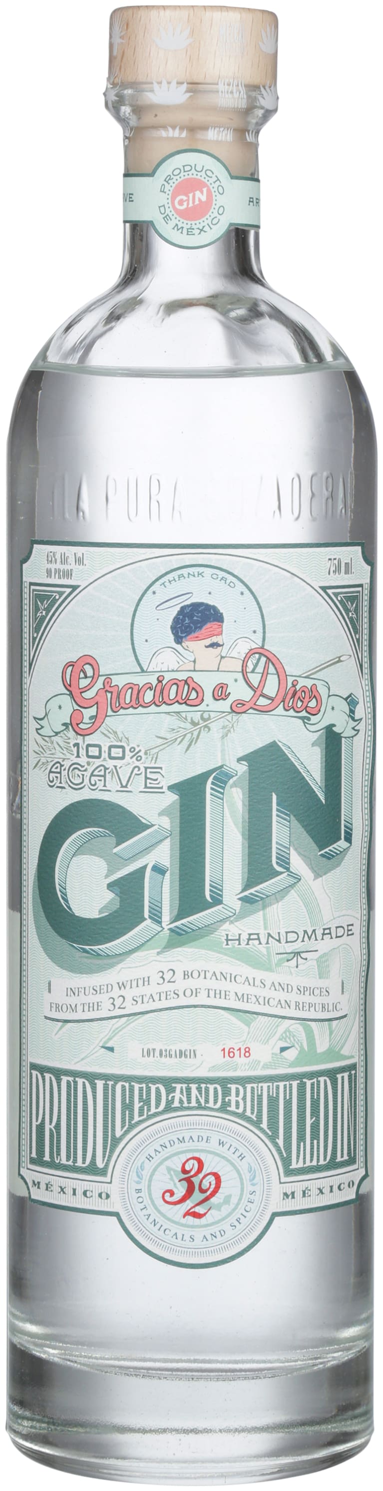 Gracias a Dios 32 Botanics Agave Gin | Wine.com