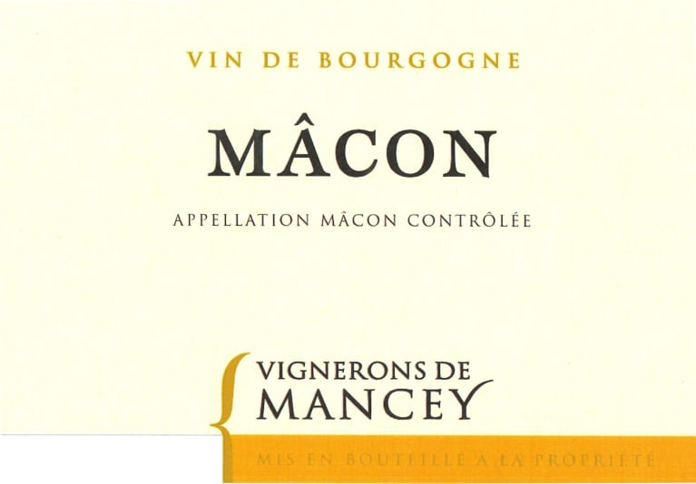 Vignerons de Mancey Macon Blanc 2022 | Wine.com