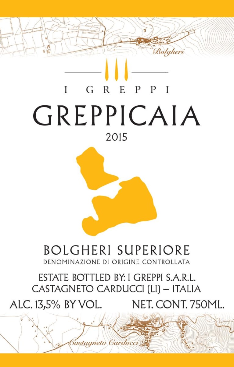 I Greppi Bolgheri Superiore Greppicaia 2015 | Wine.com
