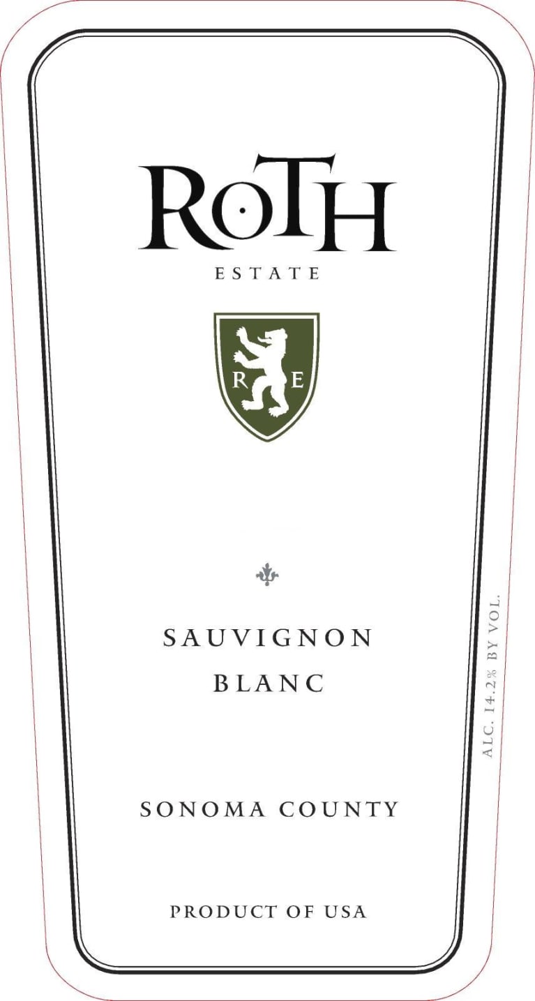 Roth Estate Sonoma County Sauvignon Blanc 2017 | Wine.com