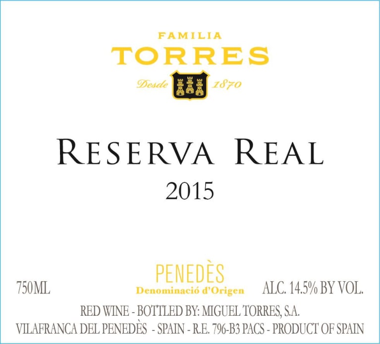 Familia Torres Reserva Real 2015 | Wine.com
