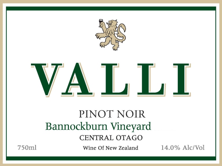 Valli Wines Bannockburn Pinot Noir 2016 | Wine.com