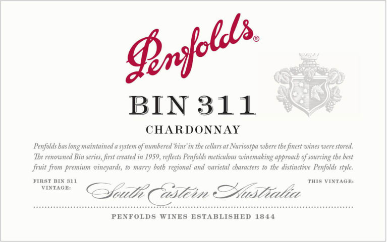 Penfolds Bin 311 Chardonnay 2020 | Wine.com