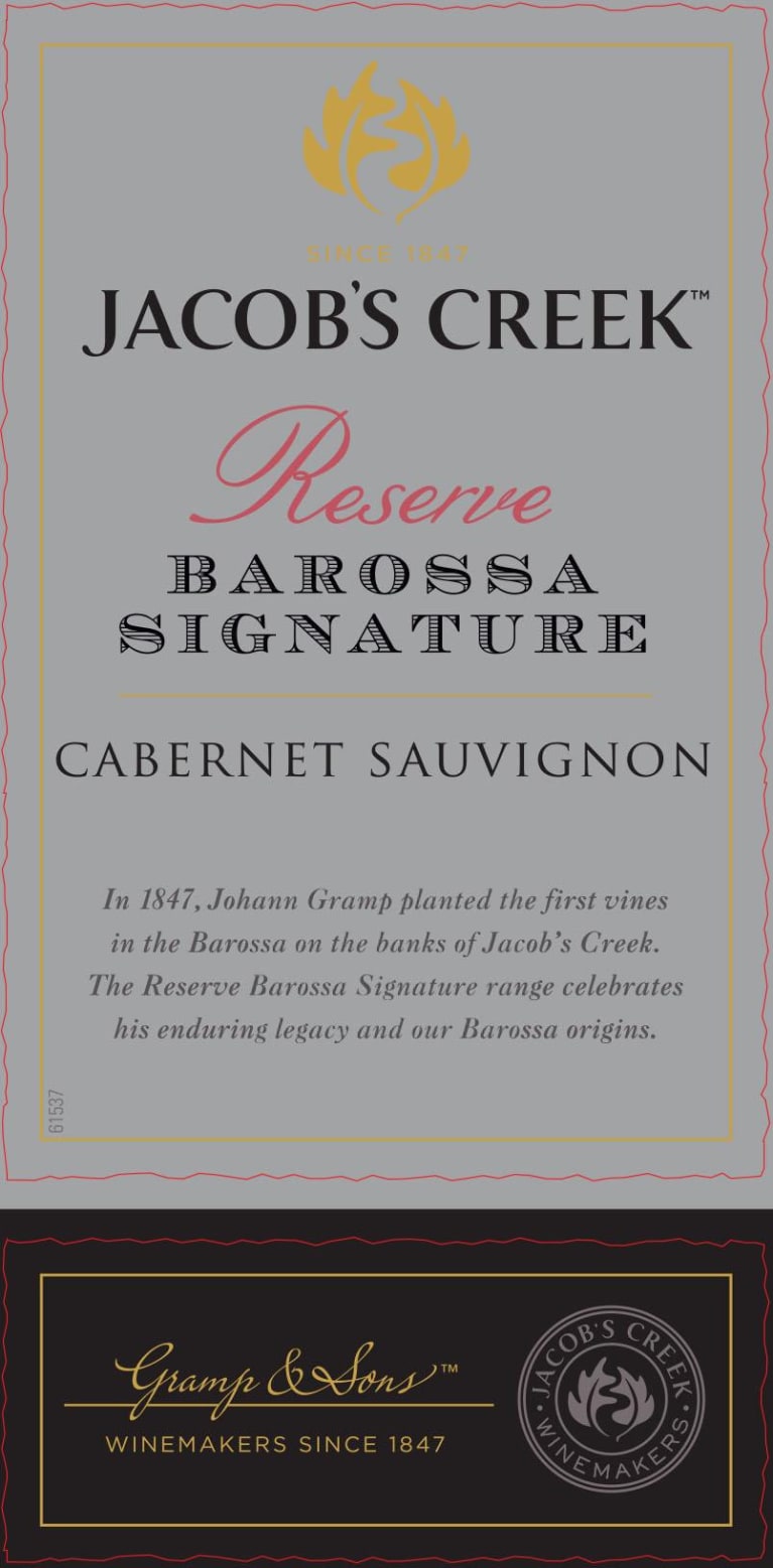 Jacob's Creek Barossa Signature Reserve Cabernet Sauvignon 2015 | Wine.com