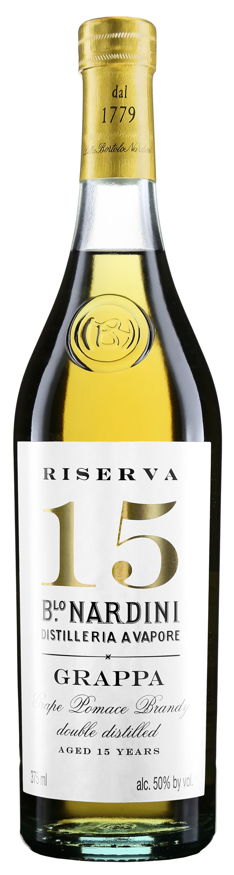 Nardini 15 Year Riserva Grappa (375ML half-bottle) | Wine.com