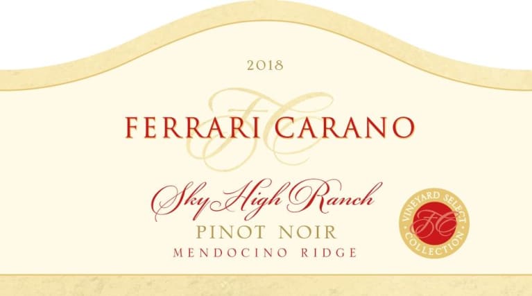 Ferrari-Carano Sky High Ranch Pinot Noir 2018 | Wine.com