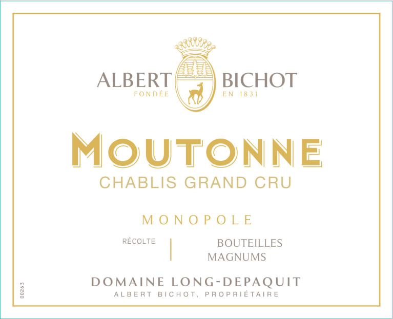Albert Bichot Chablis Moutonne Grand Cru Domaine Long-Depaquit Monopole ...