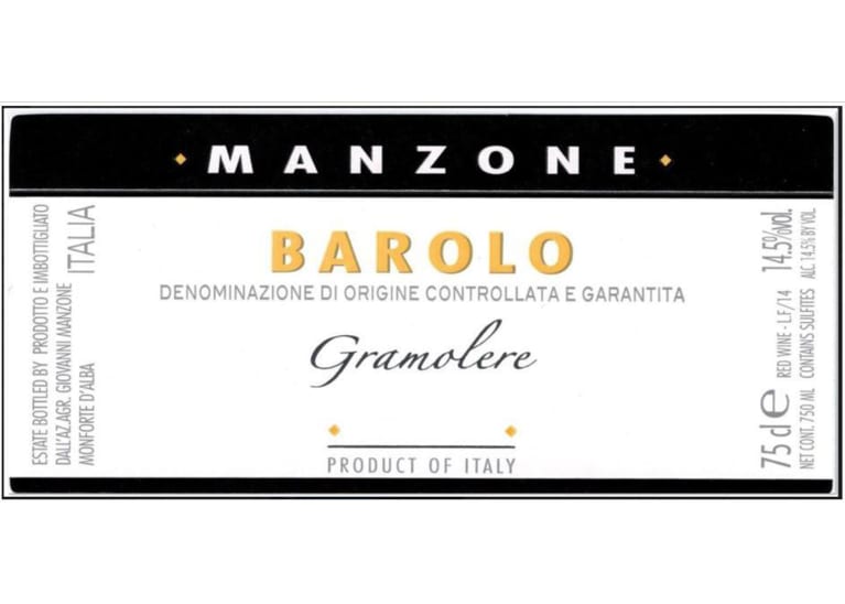 Manzone Barolo Le Gramolere 2014 | Wine.com
