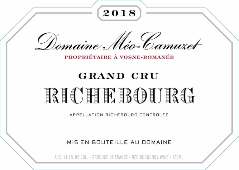 Domaine Meo-Camuzet Richebourg Grand Cru 2018 | Wine.com