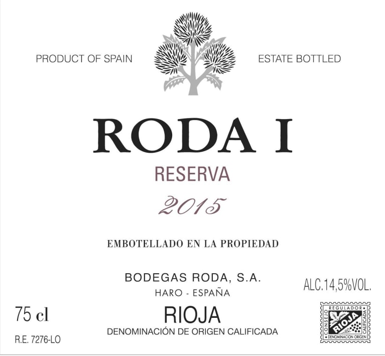 Bodegas Roda Roda I Rioja Reserva 2015 | Wine.com