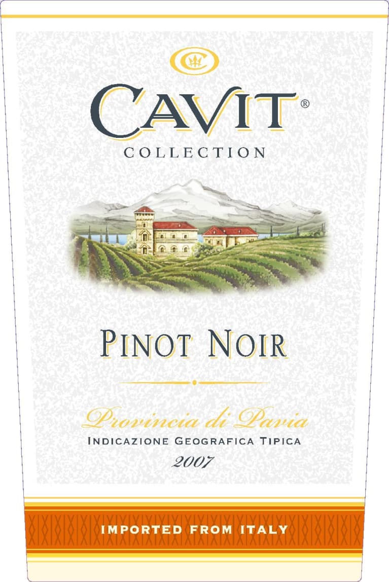 Cavit Pinot Noir 2007 | Wine.com