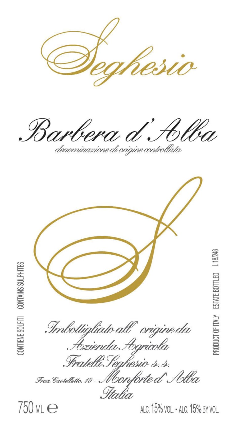 Fratelli Seghesio Barbera d'Alba 2019 | Wine.com