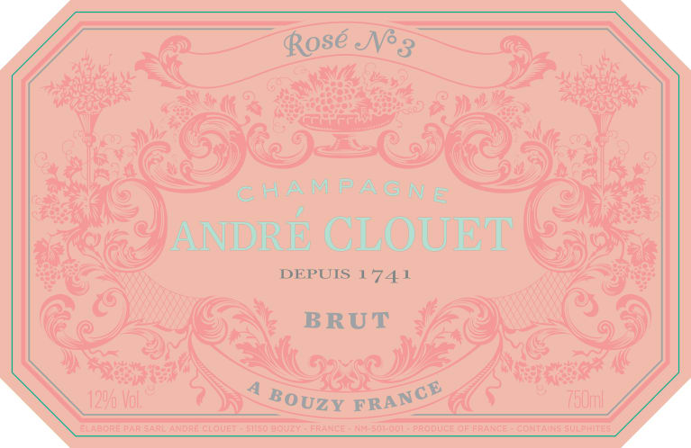 Champagne Andre Clouet Brut Rose No. 3 | Wine.com